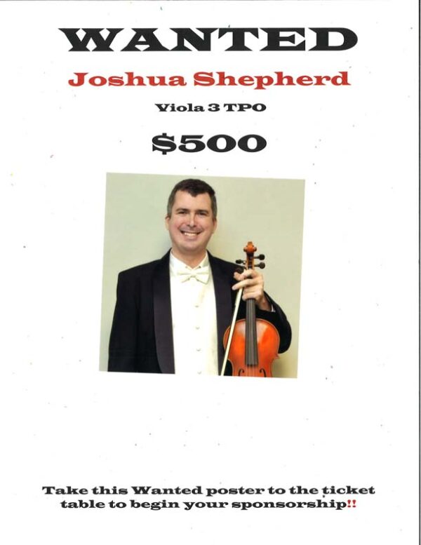 Joshua Shepherd Viola – TPO – Tennessee Philharmonic Orchestra